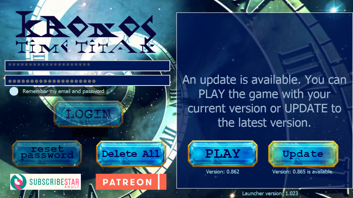 Starting the Game – Kronos Time Titan